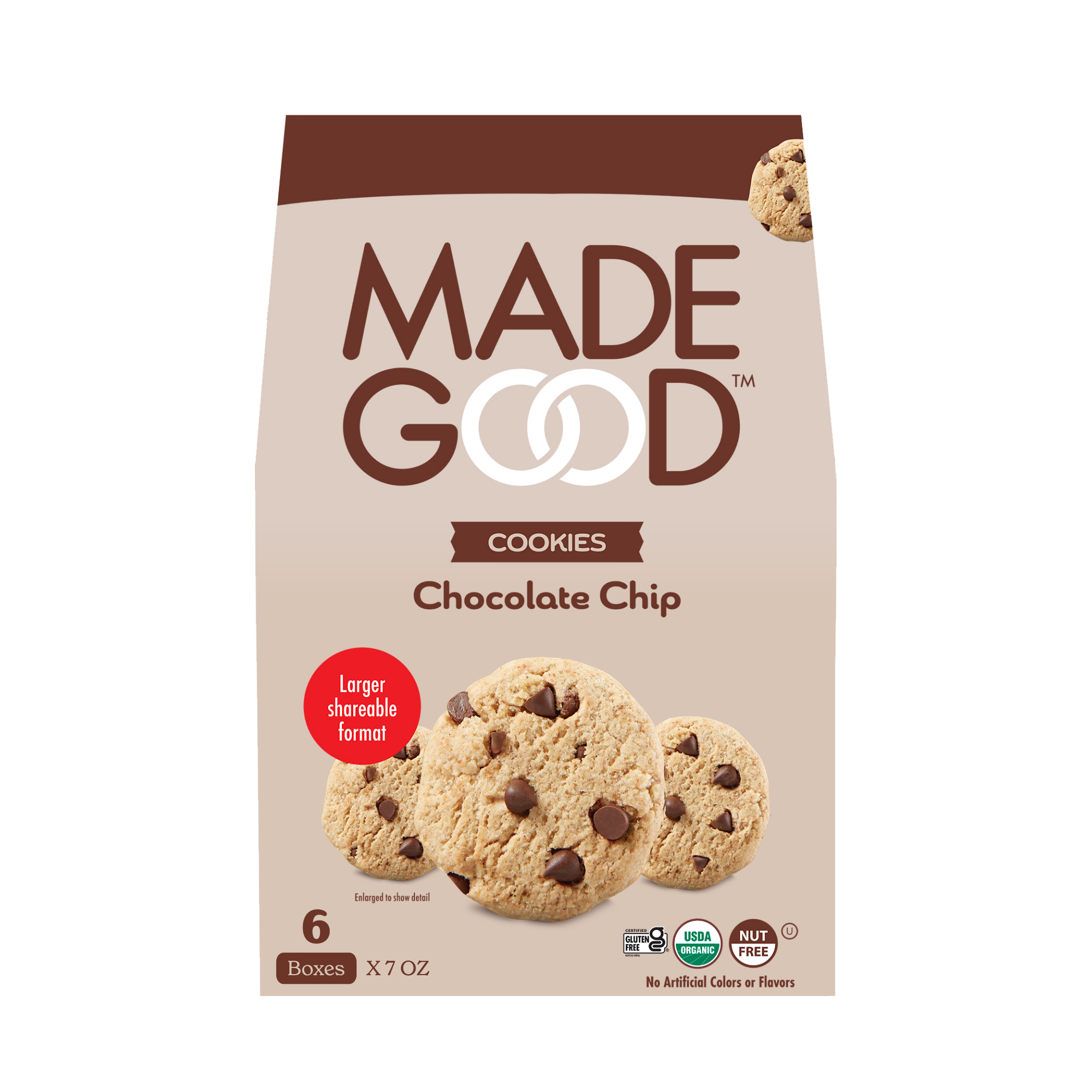 MadeGood Chocolate Chip Crunchy Cookies | Organic, non-GMO ...