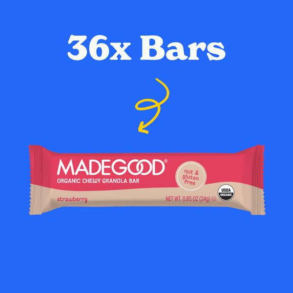 Strawberry Granola Bars – MadeGoodFoods-USA